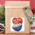 Valentines Day Popcorn Custom NAME Sticker Label | Zazzle
