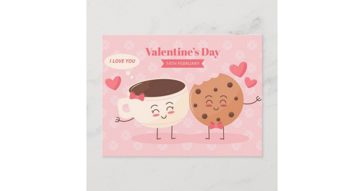 Valentine's Day Postcard | Zazzle