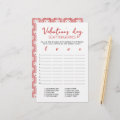 Valentine's day Scattergories editable game | Zazzle
