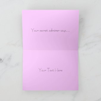 Valentine's Day Secret Admirer Card | Zazzle