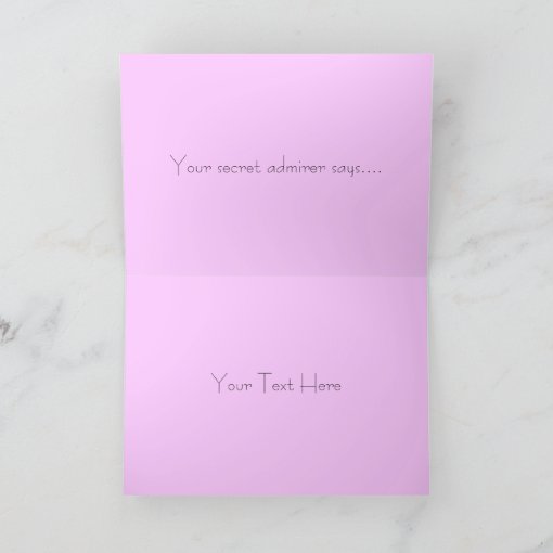 Valentine's Day Secret Admirer Card | Zazzle