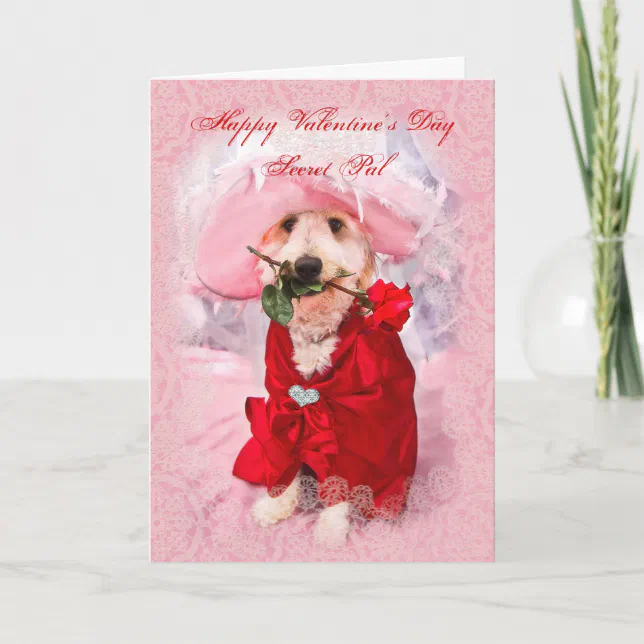 Valentine's Day - Secret Pal - Kati's Collection Holiday Card | Zazzle