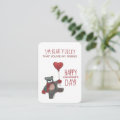 Valentine's Day Teddy Bear Classroom Card | Zazzle