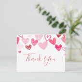 Valentines Day Thank you Card | Zazzle