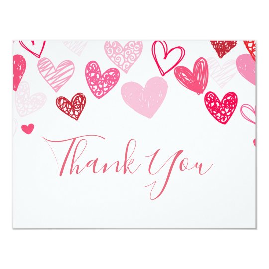 Valentines Day Thank you Card | Zazzle.com