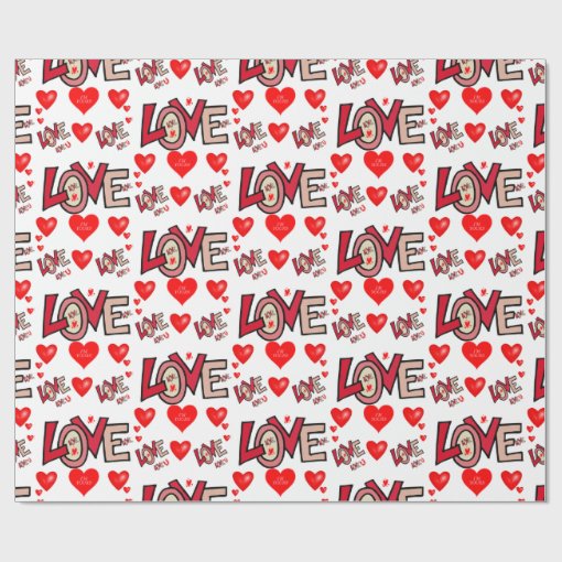 Valentine's Day Wrapping Paper | Zazzle