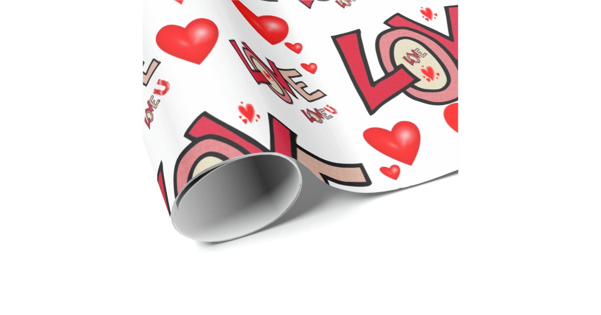 Valentine's Day Wrapping Paper | Zazzle