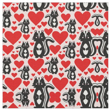 skunk print fabric | Zazzle