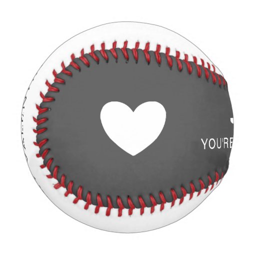 Valentines You're A Great Catch Personalized Baseball | Zazzle