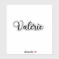 Valerie Name - Handwritten Calligraphy Sticker | Zazzle