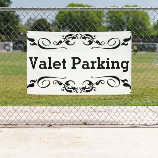 Valet Parking Banner | Zazzle