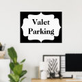 Valet Parking Poster | Zazzle