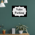 Valet Parking Poster | Zazzle