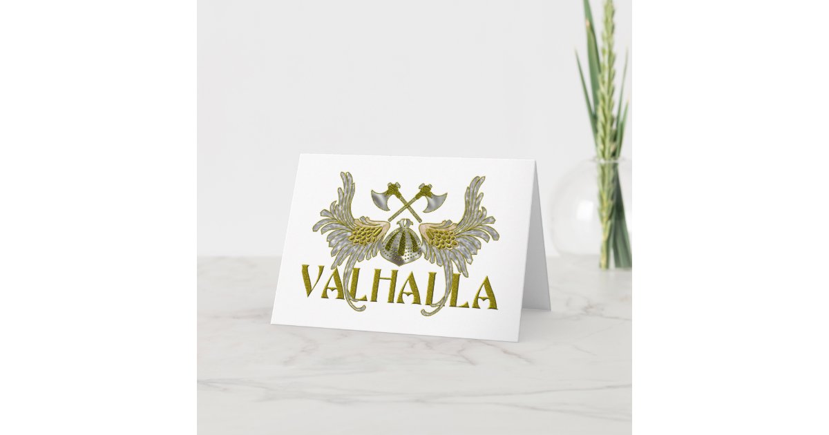 Valhalla Card | Zazzle