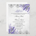 Valima Ceremony Wedding Invitation Lavenders | Zazzle