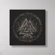 Valknut and Tree of Life Yggrdrasil Canvas Print | Zazzle