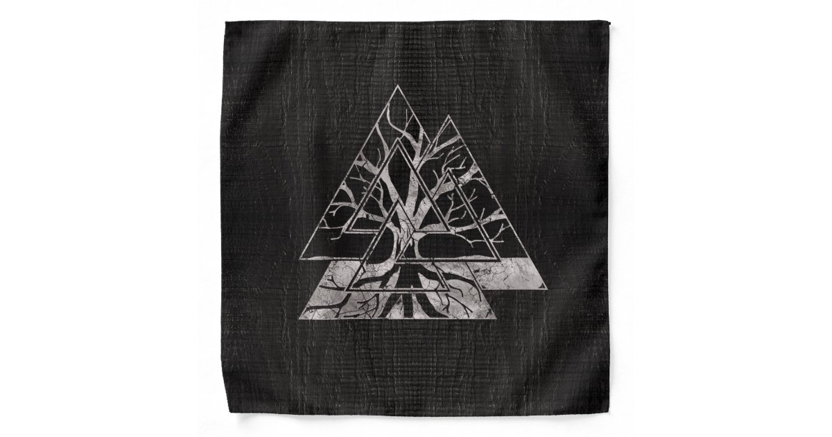 Valknut Symbol and Tree of life -Yggdrasil Bandana | Zazzle
