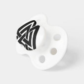 Valknut Viking Norse Nordic Protection Symbol Odin Pacifier | Zazzle