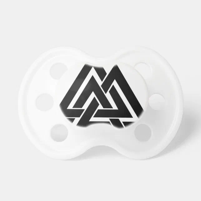 Valknut Viking Norse Nordic Protection Symbol Odin Pacifier | Zazzle