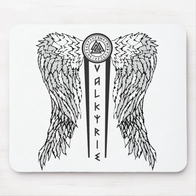 VALKYRIE-LOGO MOUSE PAD | Zazzle