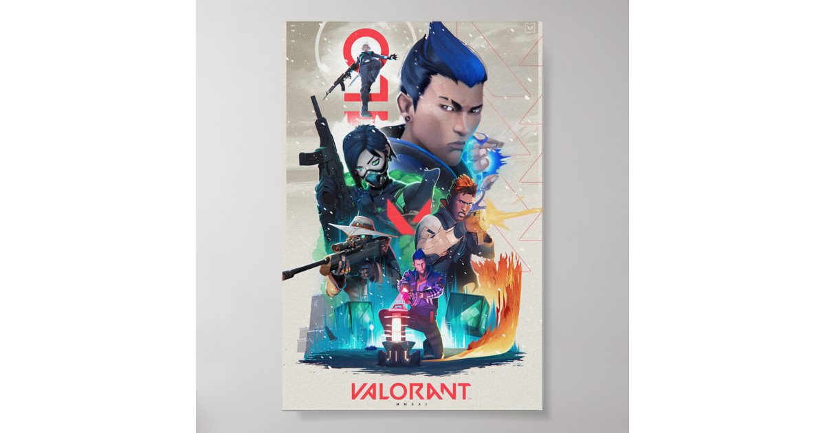 Valorant agents poster | Zazzle