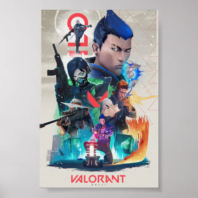 Valorant agents poster | Zazzle