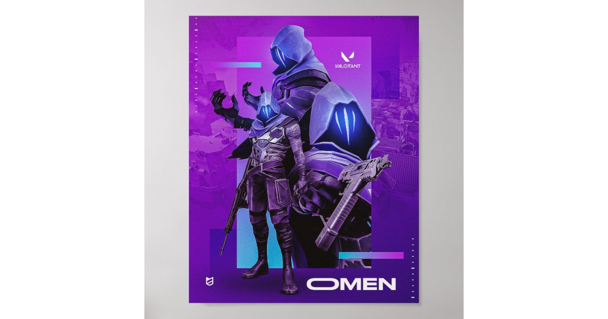 Valorant omen poster | Zazzle
