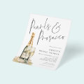 Value Pearls Prosecco Glass Bridal Shower Invite Flyer | Zazzle