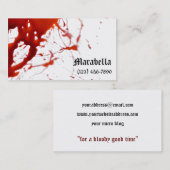 Vampire Bloody Business Card | Zazzle