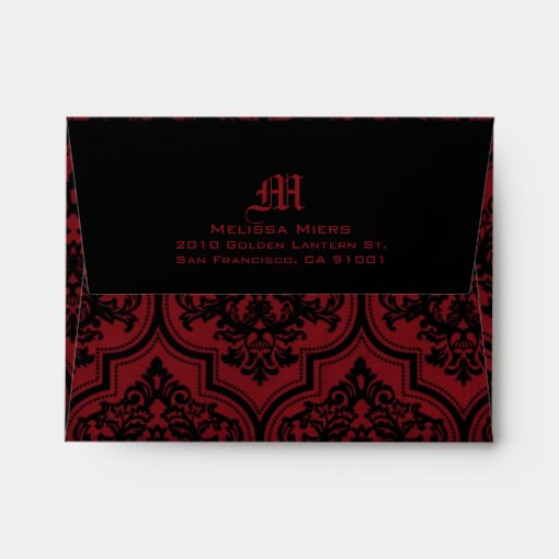 Vampire Bride A2 Envelope | Zazzle
