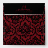 Vampire Bride Square Envelope | Zazzle