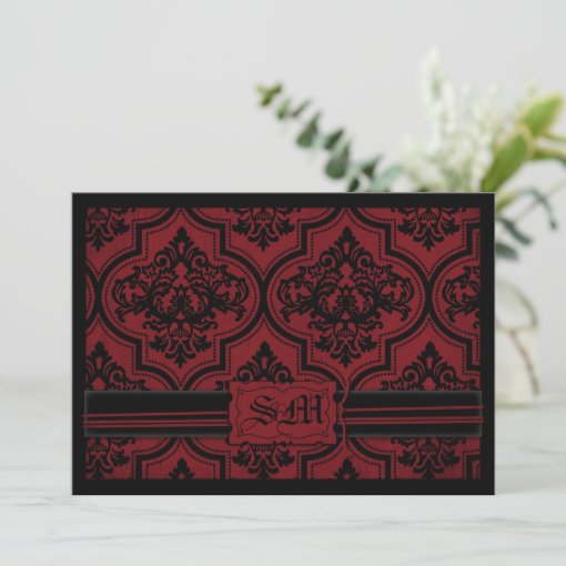 Vampire Bride Wedding Invitation Card | Zazzle