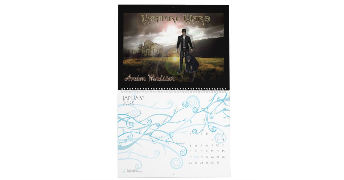 Vampire Calander Calendar | Zazzle