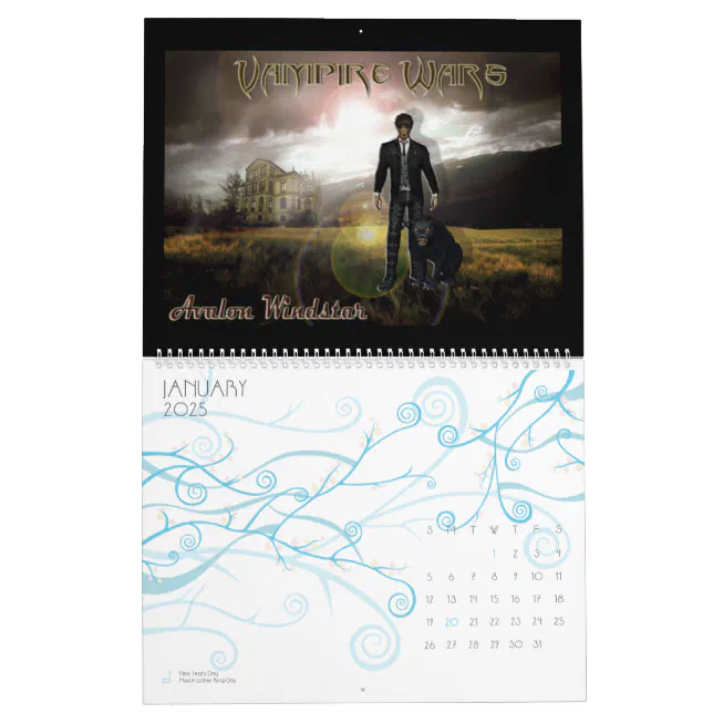 Vampire Calander Calendar | Zazzle