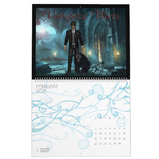 Vampire Calander Calendar | Zazzle