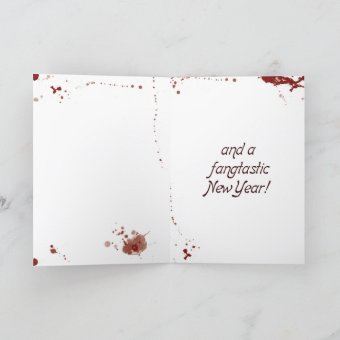 Vampire Christmas Card | Zazzle