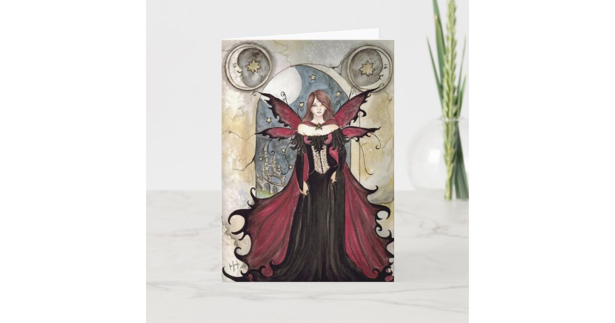 Vampire Fairy Card | Zazzle