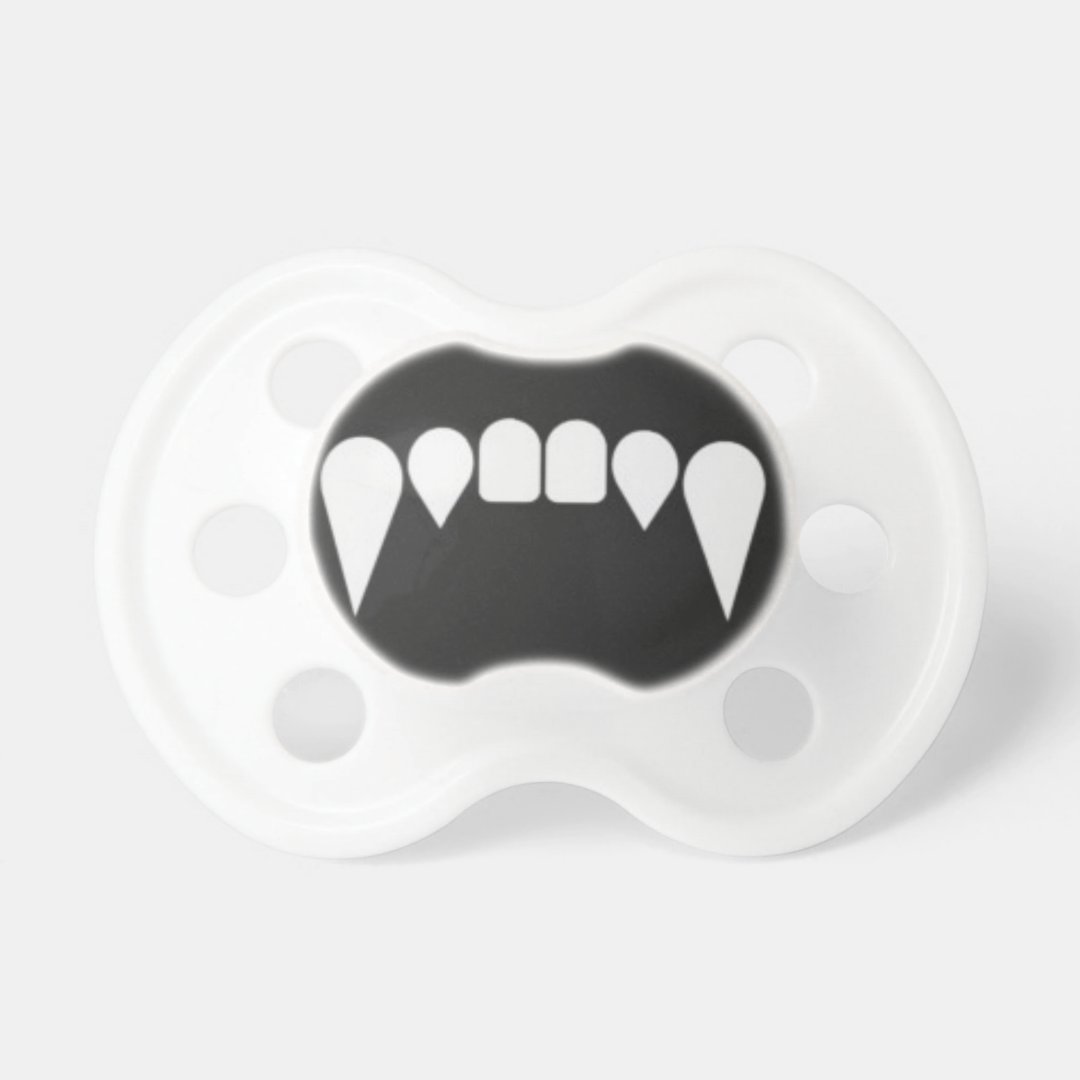 Vampire Fang Pacifier | Zazzle