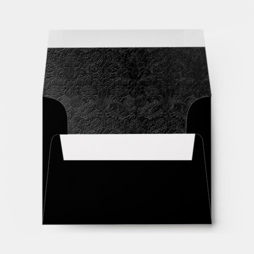 Vampire Goth Faux Leather Jeweled Wedding Envelope | Zazzle
