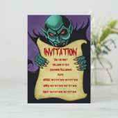 vampire halloween invitations | Zazzle
