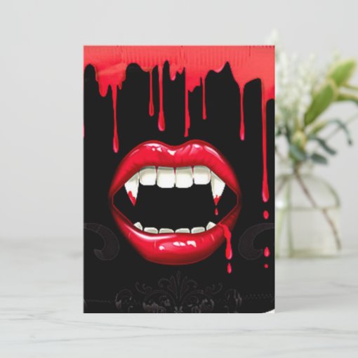 Vampire Halloween Invitations | Zazzle