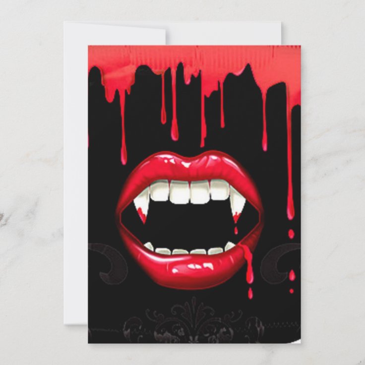Vampire Halloween Invitations | Zazzle