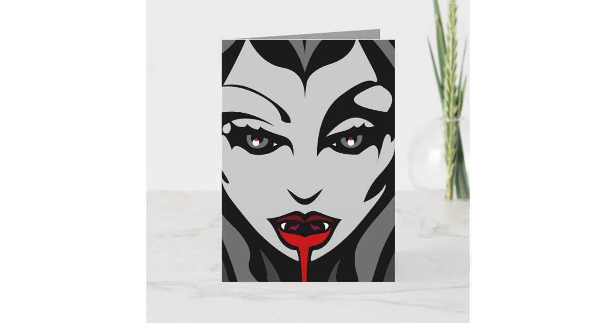 Vampire Party Invitations Custom Halloween Cards | Zazzle