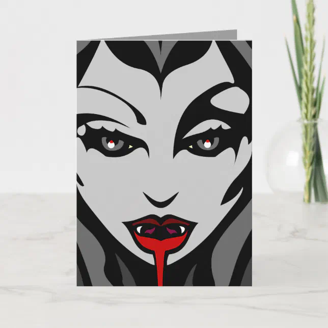 Vampire Party Invitations Custom Halloween Cards | Zazzle