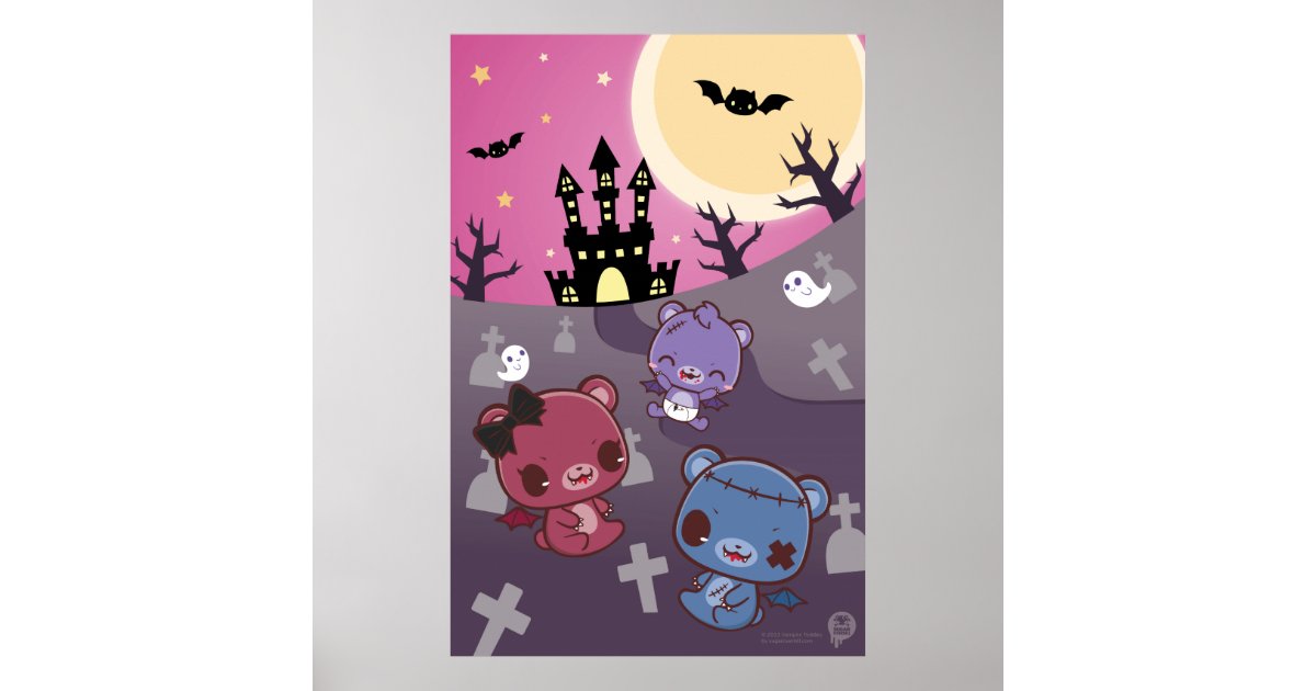 Vampire Teddies Poster | Zazzle