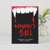 Vampire's Ball Halloween party invite | Zazzle