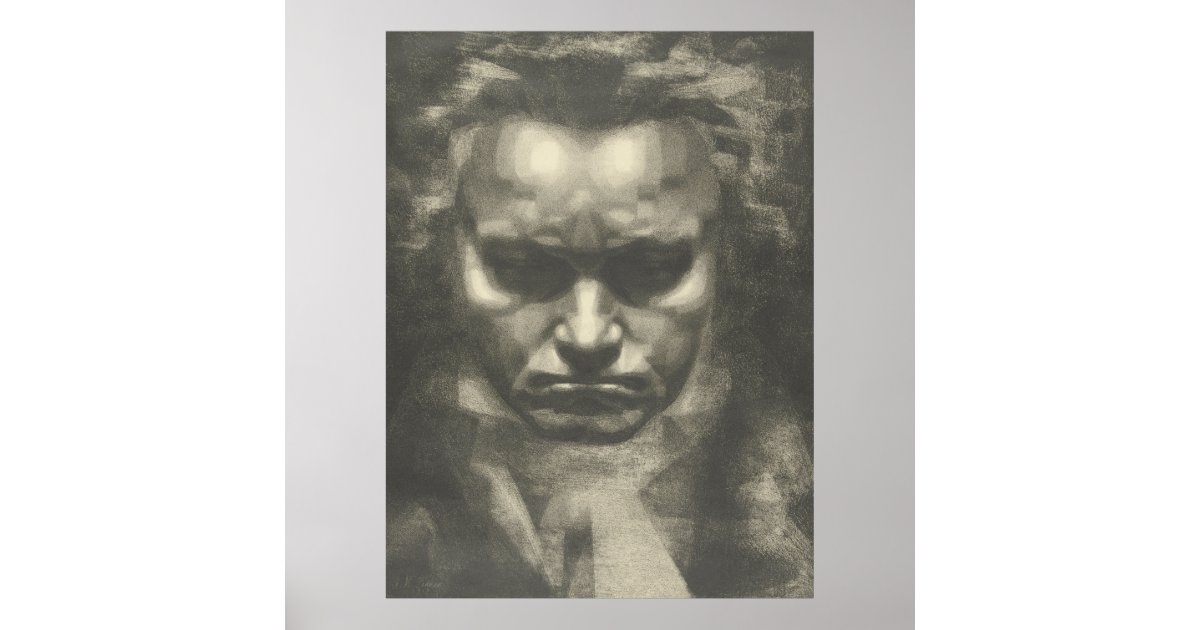 Van Beethoven portrait Poster | Zazzle