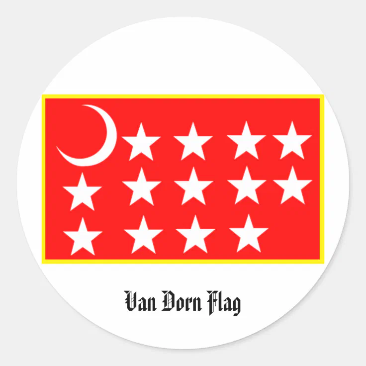 Van Dorn Flag Sticker | Zazzle
