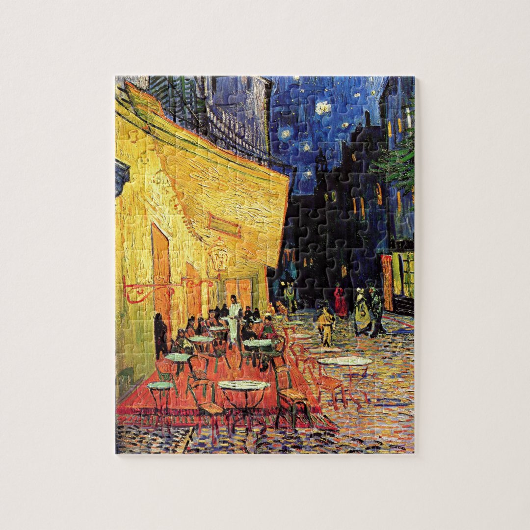 Van Gogh Cafe Terrace At Night Jigsaw Puzzle | Zazzle