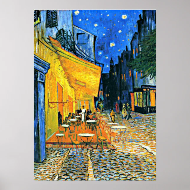 Van Gogh - Cafe Terrace Poster | Zazzle